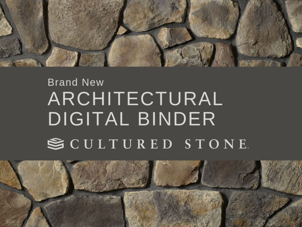 Cultured Stone® Launches a Brand New Architectural Digital Binder ...