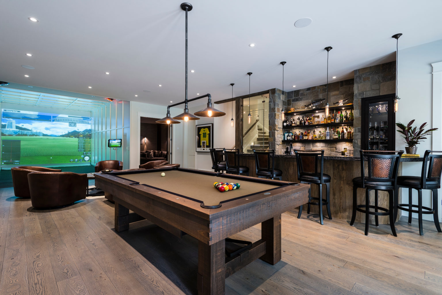 Unique Spaces: Home Bar & Game Room | CSI USA